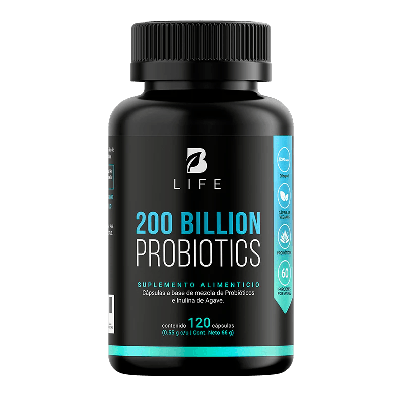 200 Billion Probiotics + Inulina - Salud Digestiva Óptima