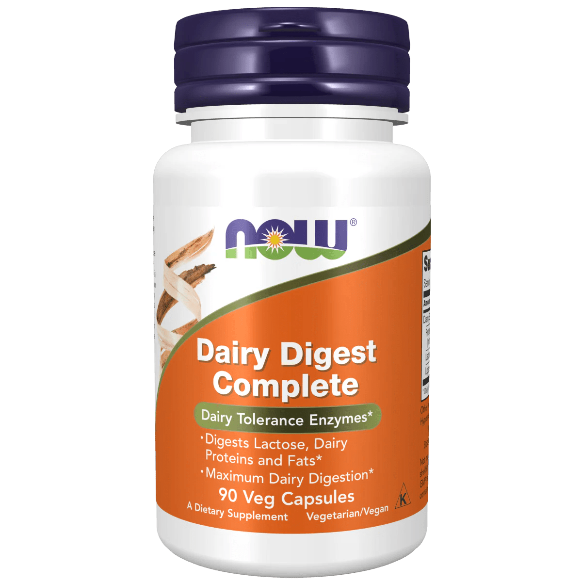 Enzimas Digestivas para Lácteos de Now Foods, Dairy Digest Complete