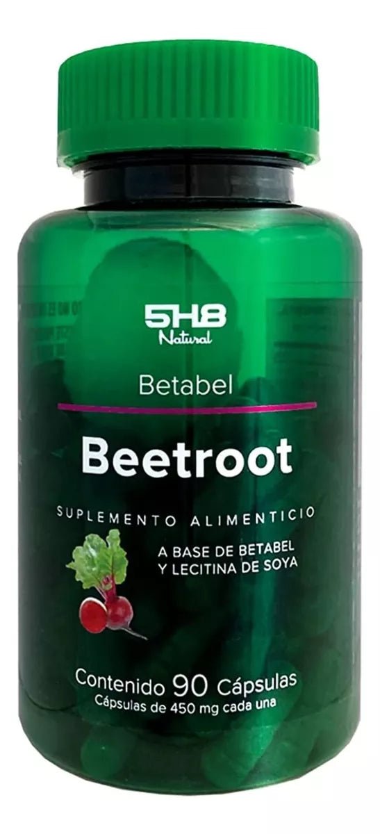Raíz de Betabel 900mg | 5H8 Nutrition | Energía y Corazón