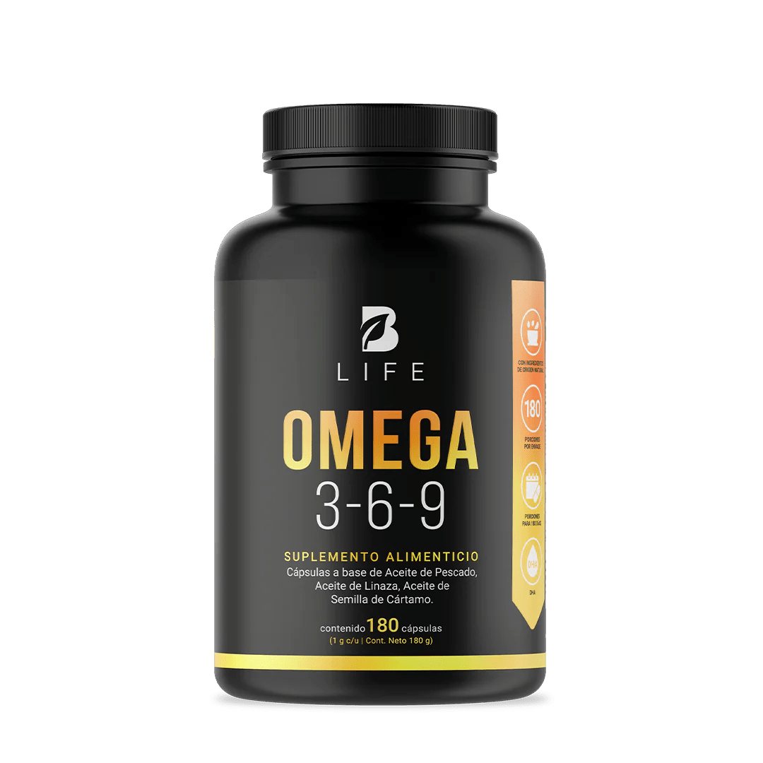 Omega 3-6-9 | B-Life | Soporte Cardiovascular y Cognitivo