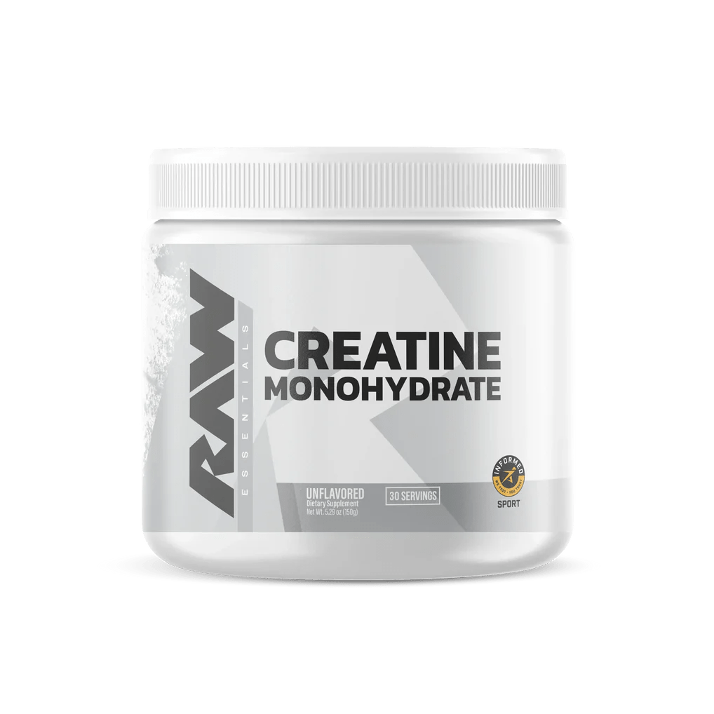 RAW Creatina Monohidratada | Mejora la fuerza y recuperación | 500 gr