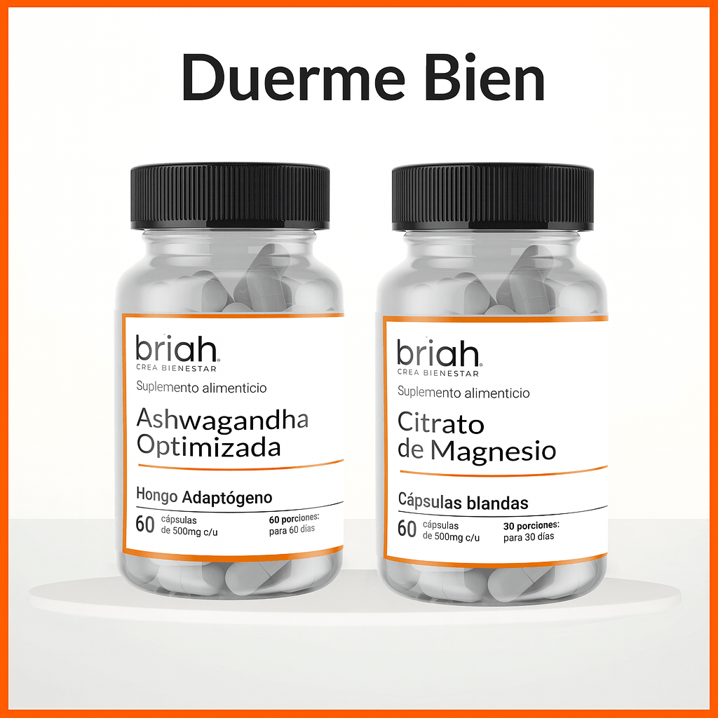 Ashwagandha optimizada + Magnesio | Kit Duerme Bien de Briah