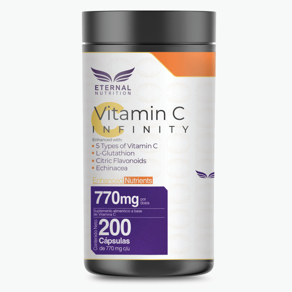 Vitamina C, Zinc, Echinacea y Jengibre Infinity Eternal Nutrition | Fa