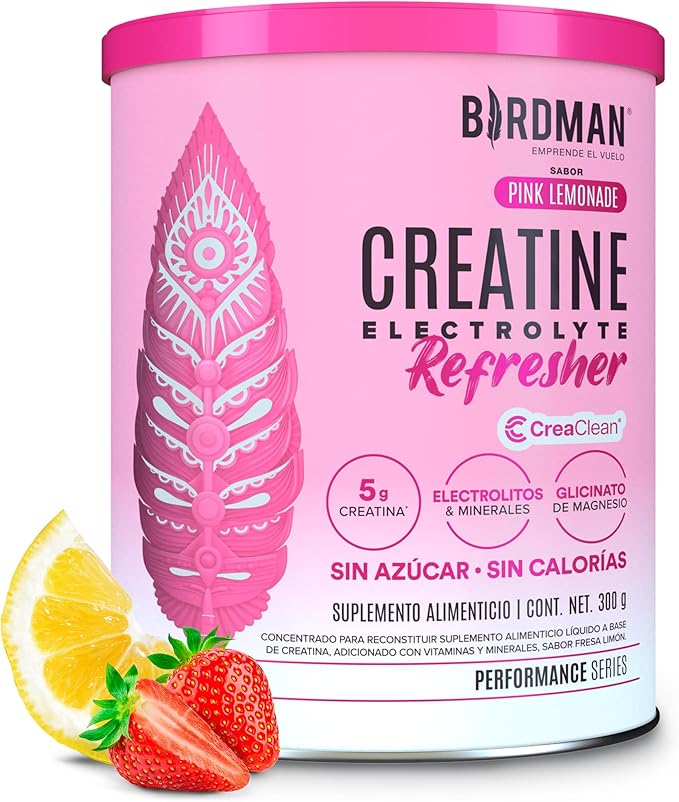 Birdman Creatine Refresher | Creatina Monohidratada con Electrolitos,