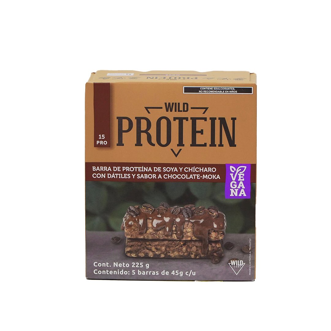Barra de Proteína Vegetal | Wild Protein Bar | 5 y 16 Unidades